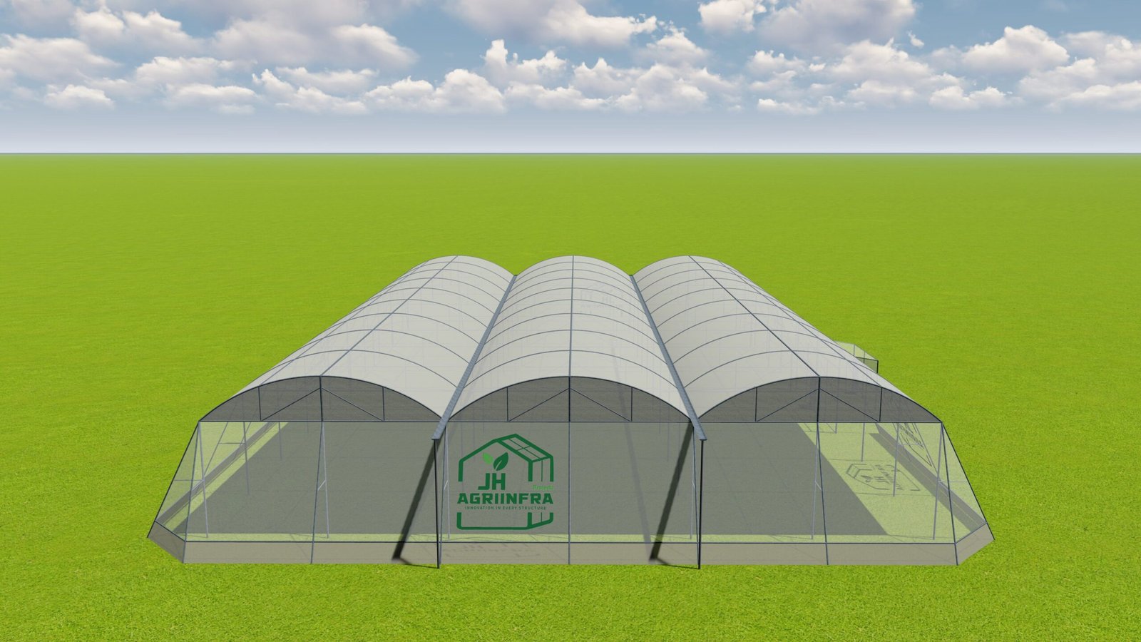 Dome Shaped Poly Shade Net House – JH Agriinfra